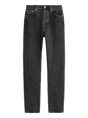 Cos Pipeline Slim-leg Jeans - Black