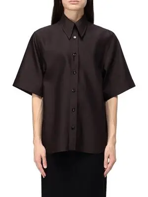 Bottega Veneta Short Sleeve Shirt - Brown