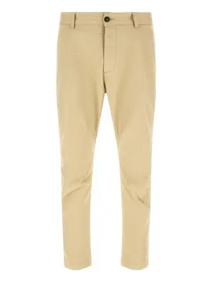 Dsquared2 Sexy Cargo" Stretch Cotton Drill Trousers - Cream