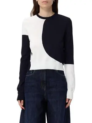 Max Mara Long Sleeve Crewneck Sweater - Blue