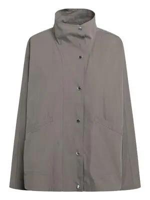 TOTEME Cotton Blend Windbreaker - Gray