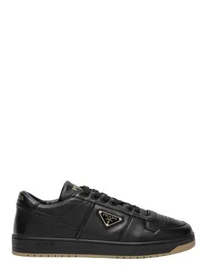 Prada Downtown Nappa Leather Sneakers - Black