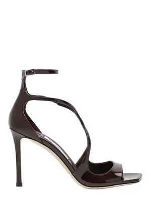 JIMMY CHOO Azia Sandals In Patent Leather Red