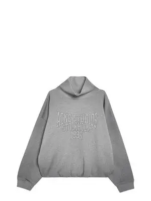 Acne Studios Logo Fleece Sweatshirt - Gray