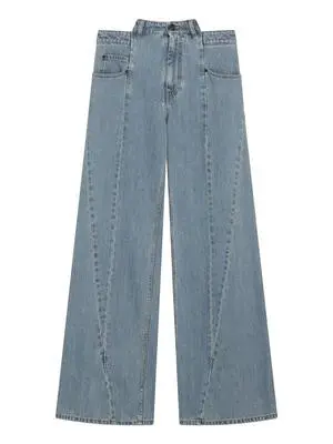 MAISON MARGIELA Stonewashed Straight-leg Denim Jeans - Blue