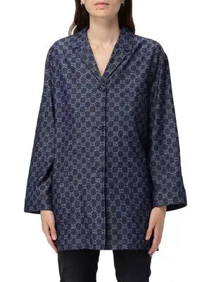 Gucci Monogram Shirt - Blue