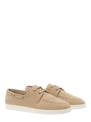 Church's Suede Boat Shoes - Beige