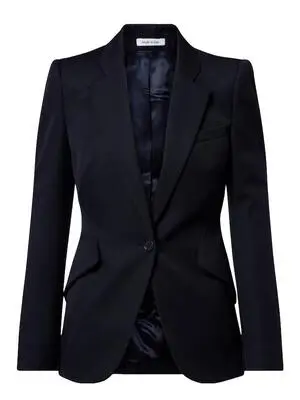 Alexander McQueen Wool Blazer - Blue