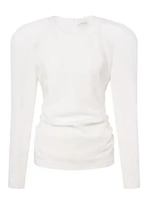 Magda Butrym Draped Top - White