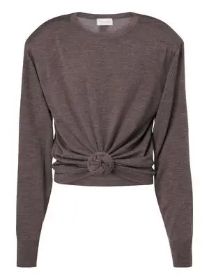Magda Butrym Wool Sweater - Brown