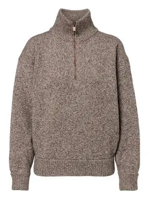 Magda Butrym Wool Sweater With Knotted Detail - Brown