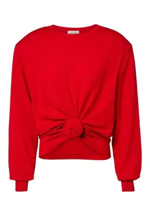 Magda Butrym Wool Sweater With Knot Detail - Red