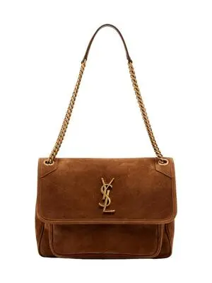 Saint Laurent Niki Large Shoulder Bag - Brown