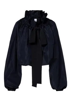 PATOU Tie-neck Blouse - Blue