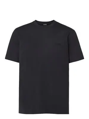 Zegna Cotton Jersey T-shirt - Blue