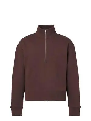 STUDIO NICHOLSON Studio Nicholson Cotton Jersey Half-Zip Sweatshirt