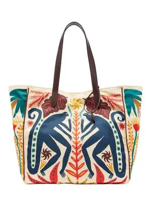 Etro Tabby Large Printed Tote Bag - Multicoloured