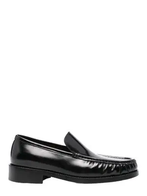 Acne Studios Black Calf Leather Loafers - Multicolor