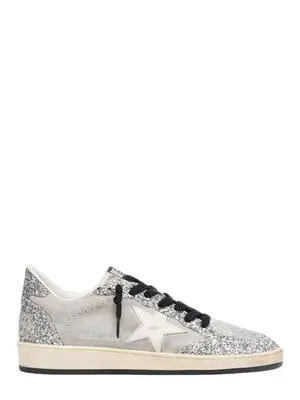 GOLDEN GOOSE Ball Star Glitter Panel Sneakers - Multicolor