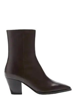 AeydĒ Hedvig Leather Ankle Boots - Brown
