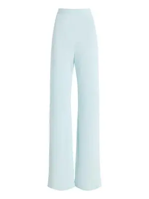 Wardrobe.NYC Crepe Bias Cut Pants - Blue