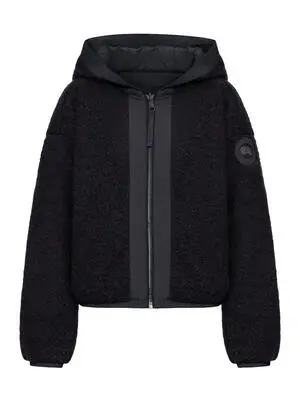 Canada Goose Alberni Reversible Fleece Bomber Jacket - Black