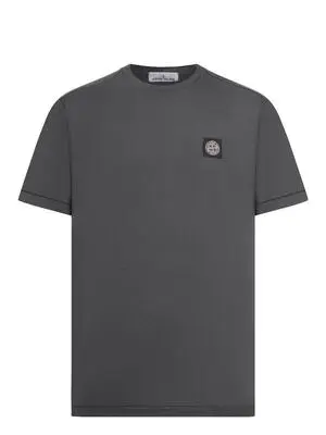 Stone Island Short-sleeve T-shirt With Compass Patch - Multicolor