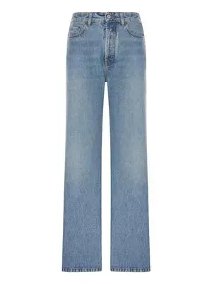 Miu Miu MIU MIU Five Pocket Straight Leg Jeans Multicolor