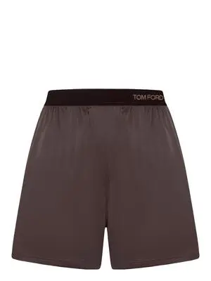 TOM FORD Silk Satin Shorts - Multicolor