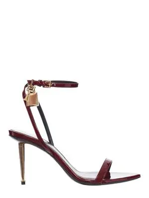 TOM FORD Patent Leather Stiletto Heel Pumps With Ankle Strap - Multicolor
