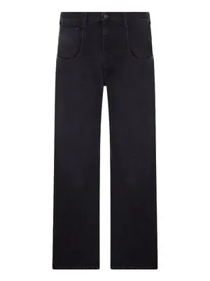 MAISON MARGIELA Straight Leg Jeans - Black