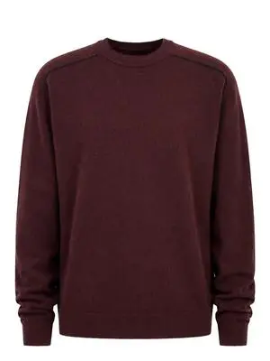 MAISON MARGIELA Virgin Wool Crewneck Sweater - Red