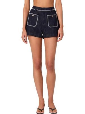 ASTR THE LABEL ASTR The Label Bobbie Patch Pocket Denim Shorts