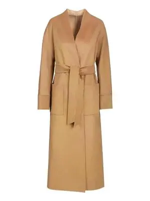 Max Mara Reversible Belted Coat - Neutrals