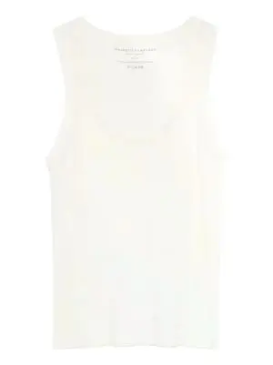 Majestic Filatures Majestic Filatures Ribbed Cashmere Tank Top Neutrals