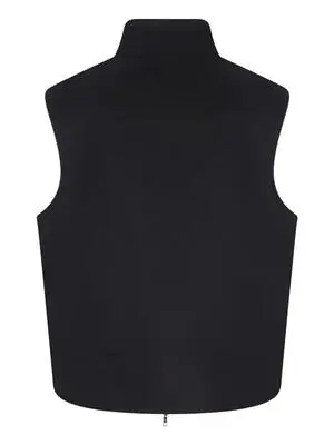 Tagliatore Zip-up High-neck Gilet - Blue