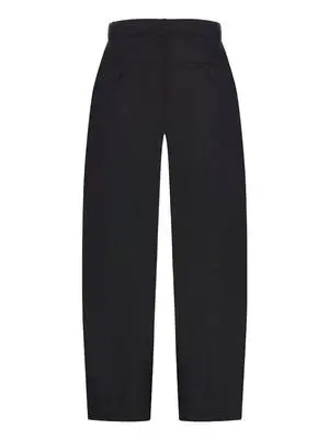 Sacai Belted Straight-leg Trousers - Black