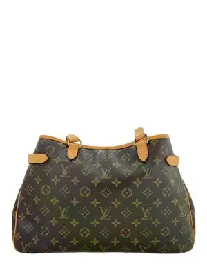 LOUIS VUITTON Louis Vuitton Monogram Canvas Batignolles Horizontal Tote Bag Brown
