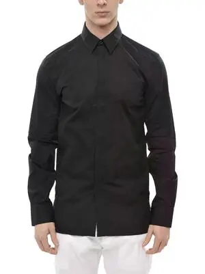 Givenchy Long-sleeve Logo-detail Shirt - Black