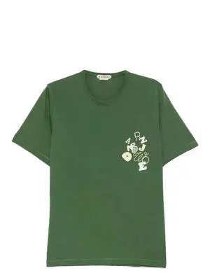 JW Anderson Scattered Letters T-shirt - Green