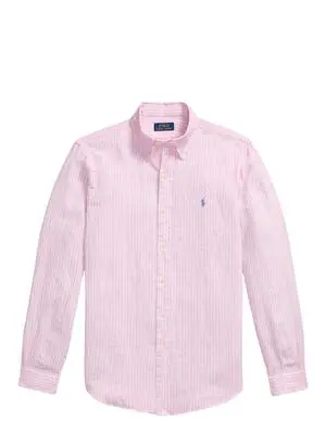 Ralph Lauren 100% Linen Classic Mini Shirt - Pink