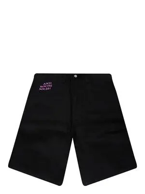 ANTI SOCIAL SOCIAL CLUB Chainstick Carpenter Shorts - Black
