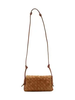 Bottega Veneta Notturno Suede Pouch - Multicolor
