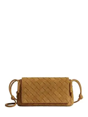 Bottega Veneta BOTTEGA VENETA Notturno Suede Pouch Multicolor