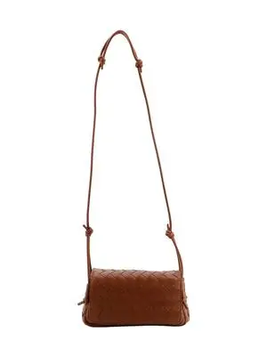 Bottega Veneta Notturno Clutch Bag With Leather Shoulder Strap - Multicolor