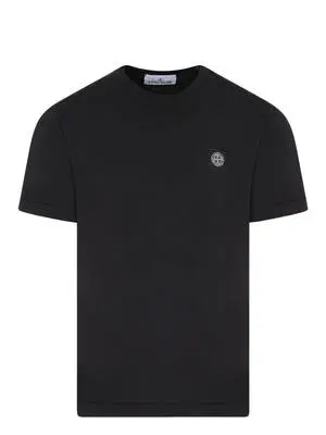 Stone Island Cotton T-shirt - Black