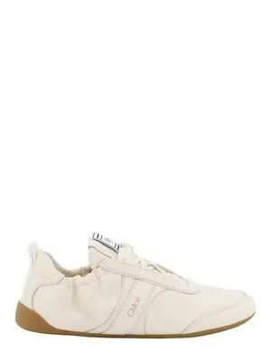 Chloé CHLOE Leather Kick Sneakers With Side Logo Multicolor