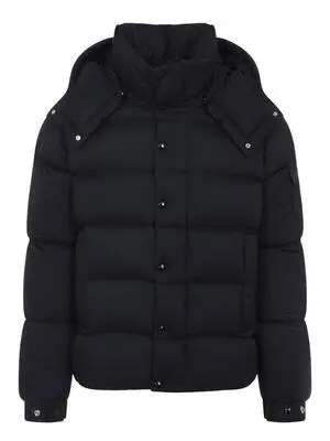 Moncler Maya 70 Down Jacket With Detachable Hood - Black