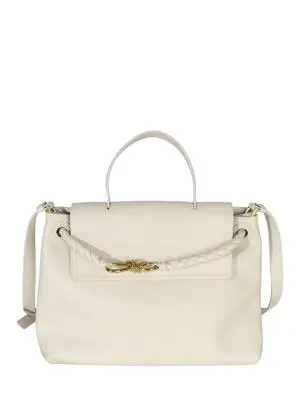 Bottega Veneta Bottega Veneta Cream Silky Calfskin Medium Ciao Bag Neutral