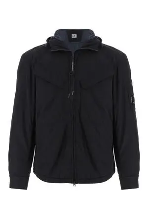 C.P. COMPANY Chrome Hooded Pocket Jacket - Black